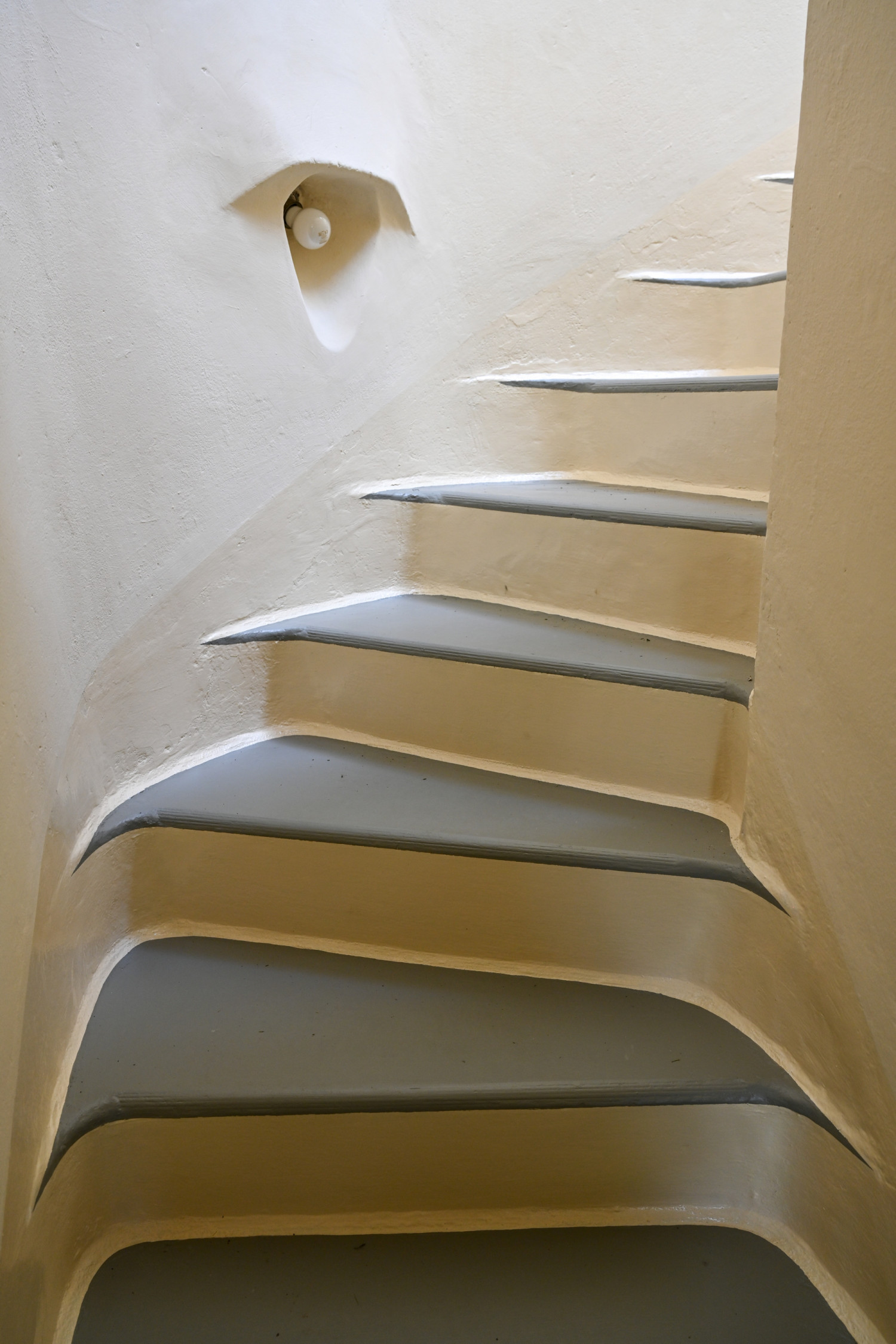 Stairs inside the Einstein Tower.